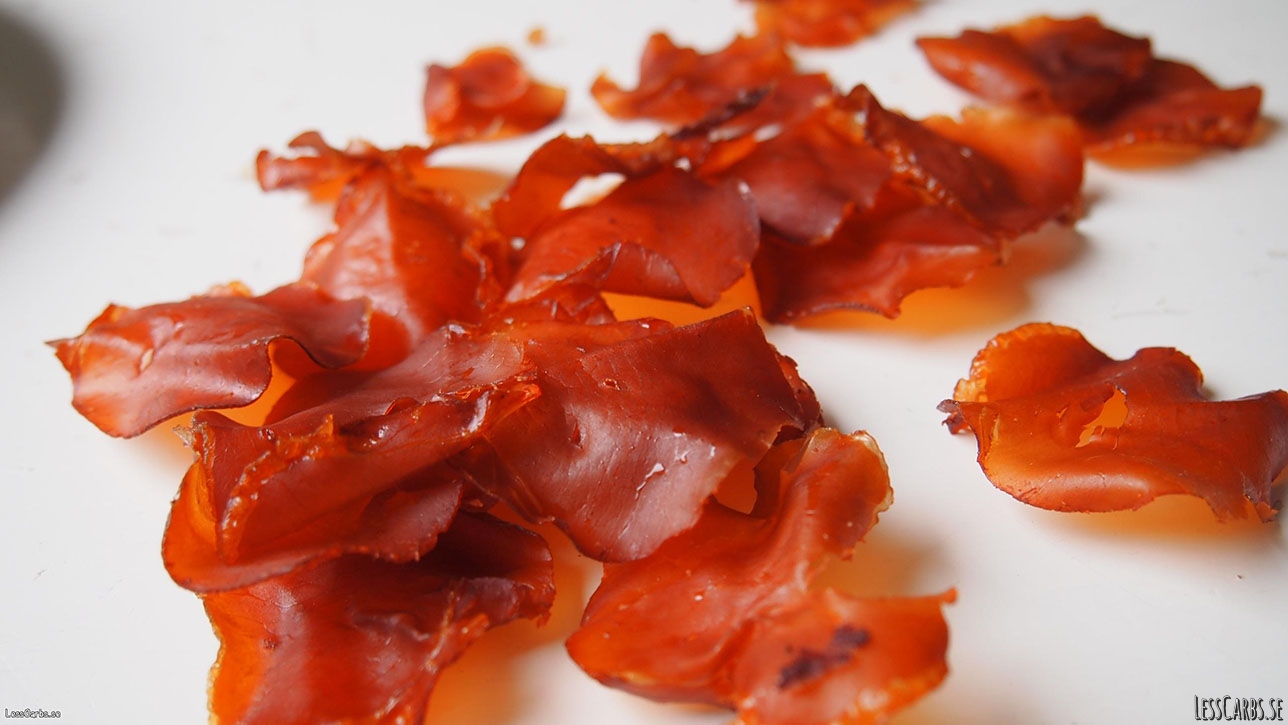 Parmachips eller andra köttchips - salt och supergott! | Lesscarbs.se